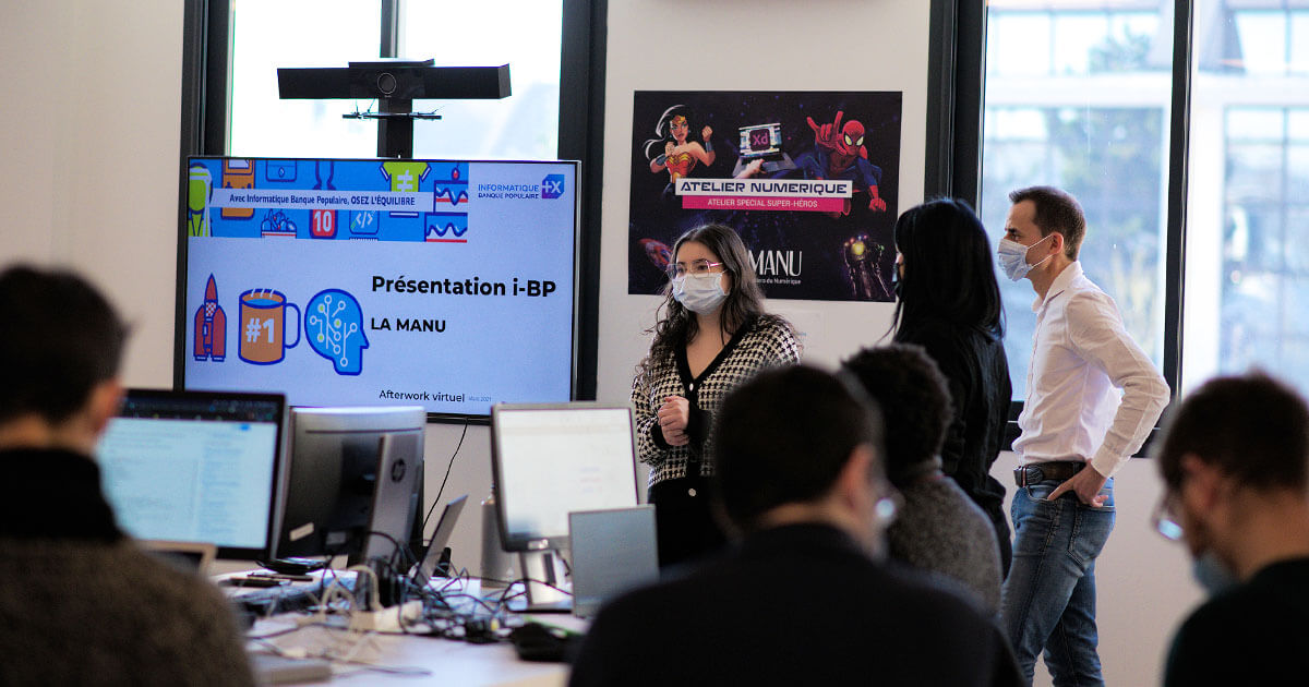 Rencontre avec Informatique Banque Populaire (i-BP) à l’école La Manu ...