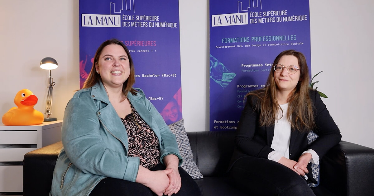 Témoignages de Maibelline et Adeline en formation Développement Web à ...