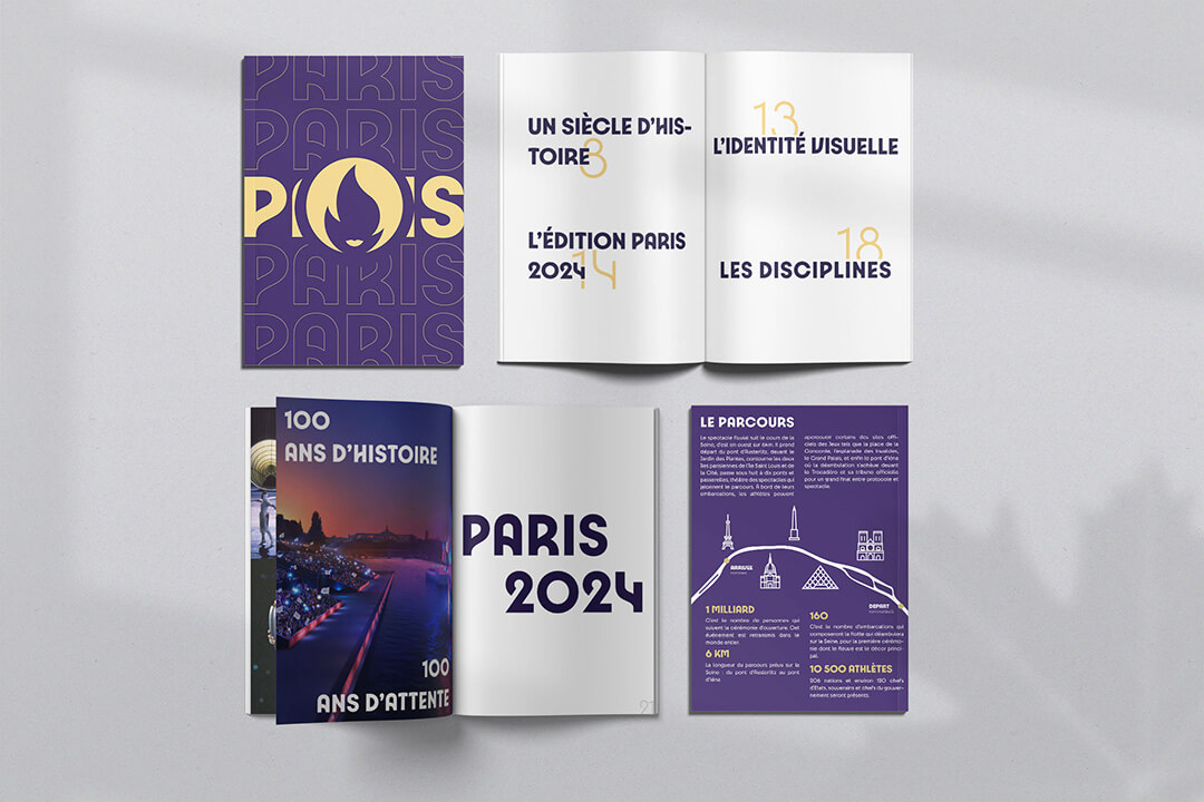 Paris 2024 : Un étudiant imagine un magazine sur les Jeux Olympiques